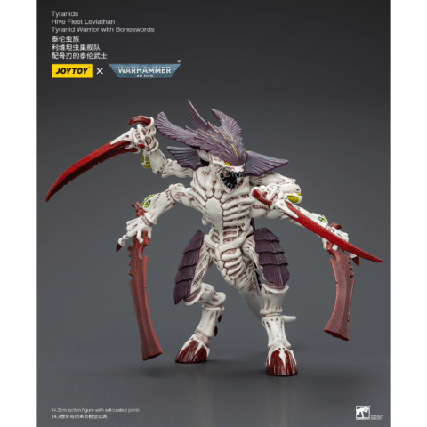 Tyranids Hive Fleet Leviathan Tyranid Warrior with Boneswords 1/18 ...