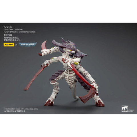 Tyranids Hive Fleet Leviathan Tyranid Warrior with Boneswords 1/18 ...