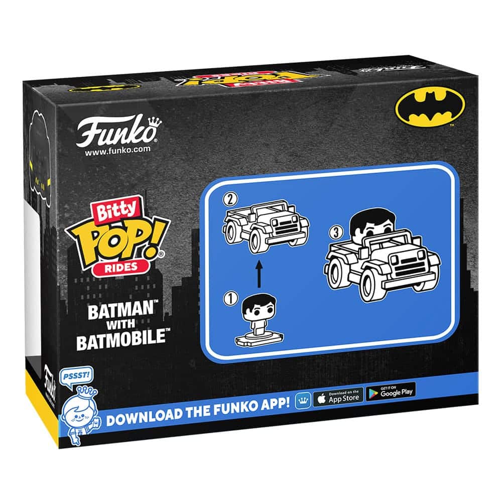 BATMAN WITH BATMOBILE BITTY POP! RIDE - FRIKANIME