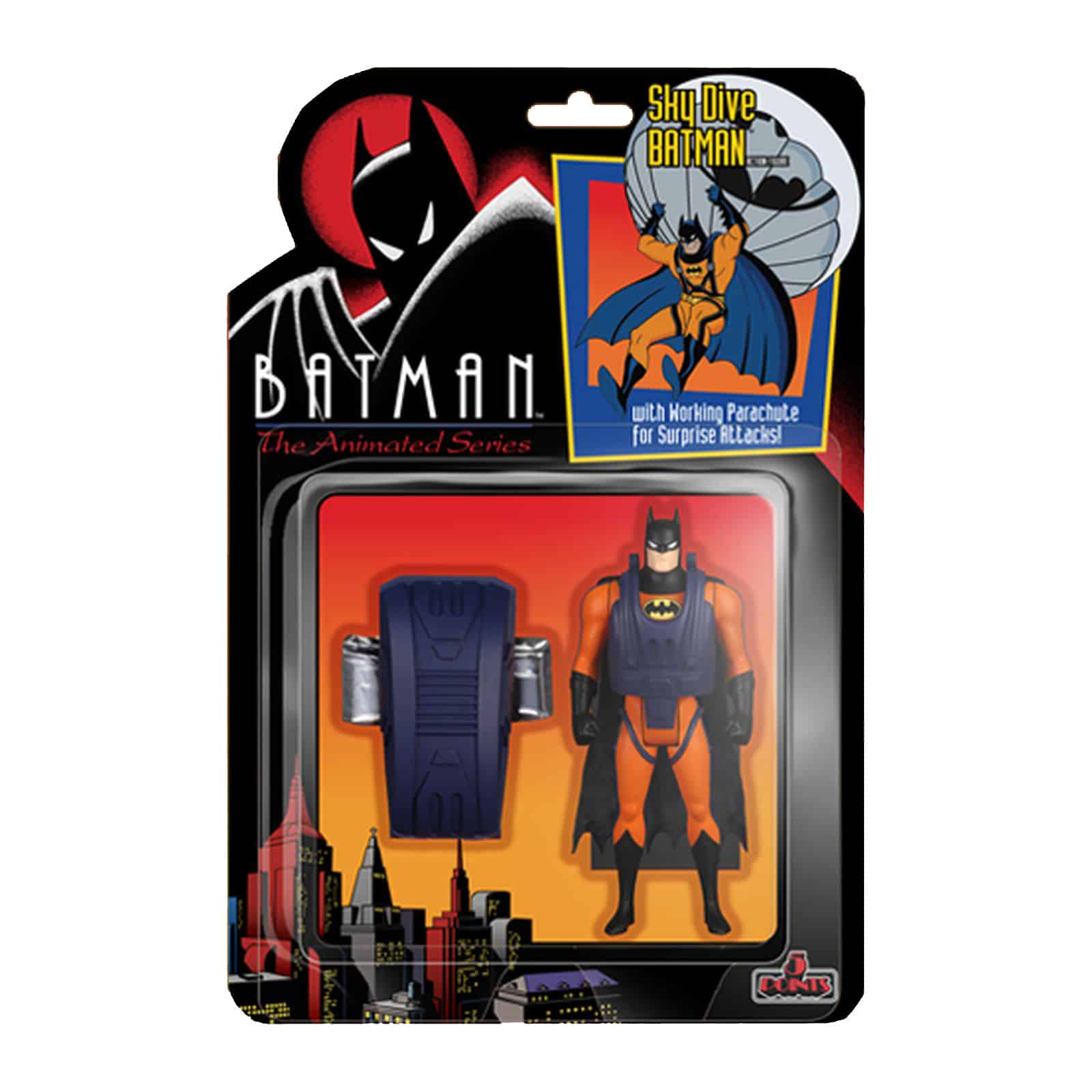 SKY DIVE BATMAN THE ANIMATED SERIES DC UNIVERSE 5 POINTS - FRIKANIME