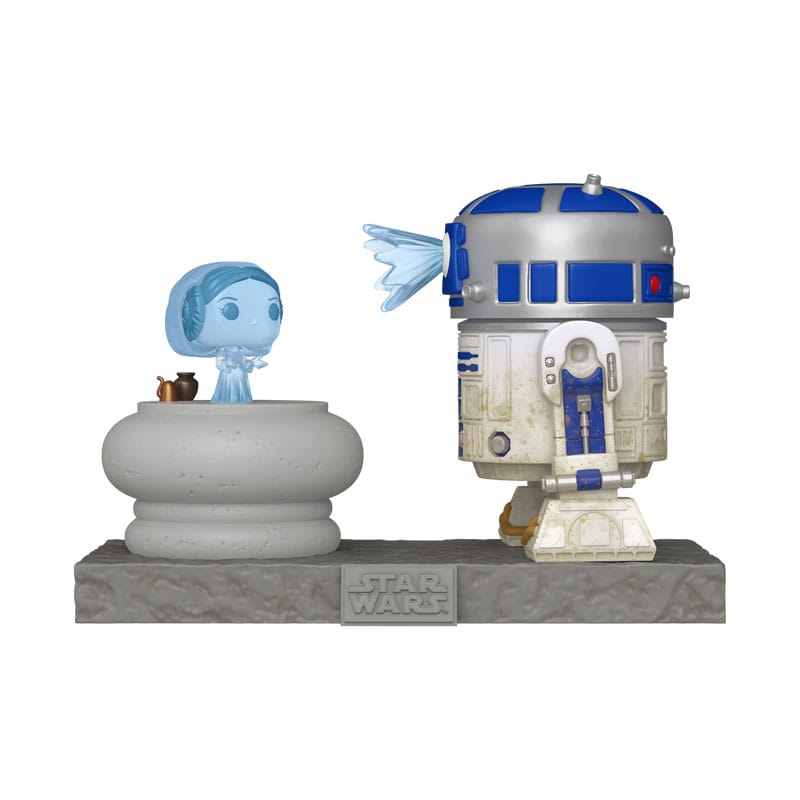 R2D2 AND PRINCESS LEIA HOLOGRAM FUNKO POP - FRIKANIME