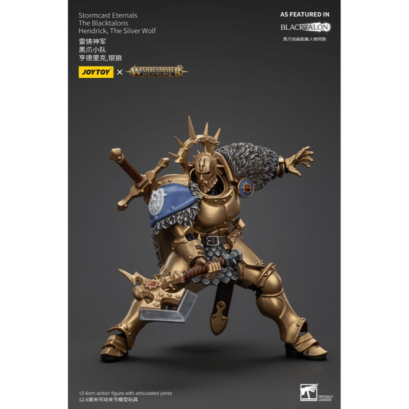 STORMCAST ETERNALS THE BLACKTALONS HENDRICK THE SILVER WOLF WARHAMMER ...