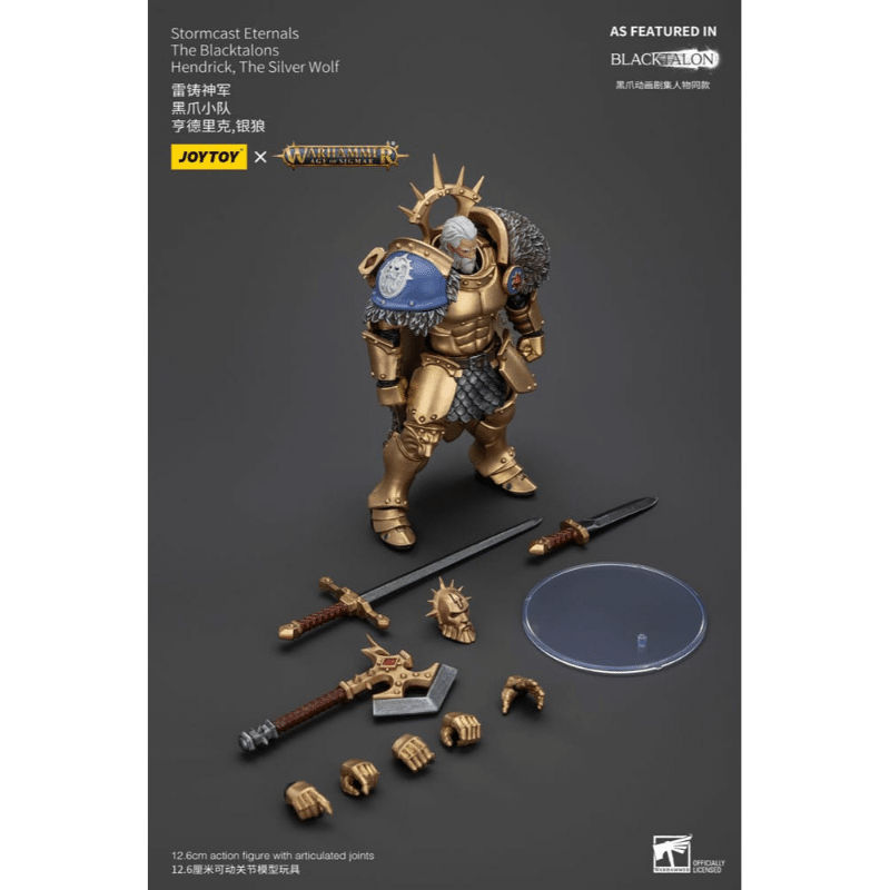 STORMCAST ETERNALS THE BLACKTALONS HENDRICK THE SILVER WOLF WARHAMMER ...