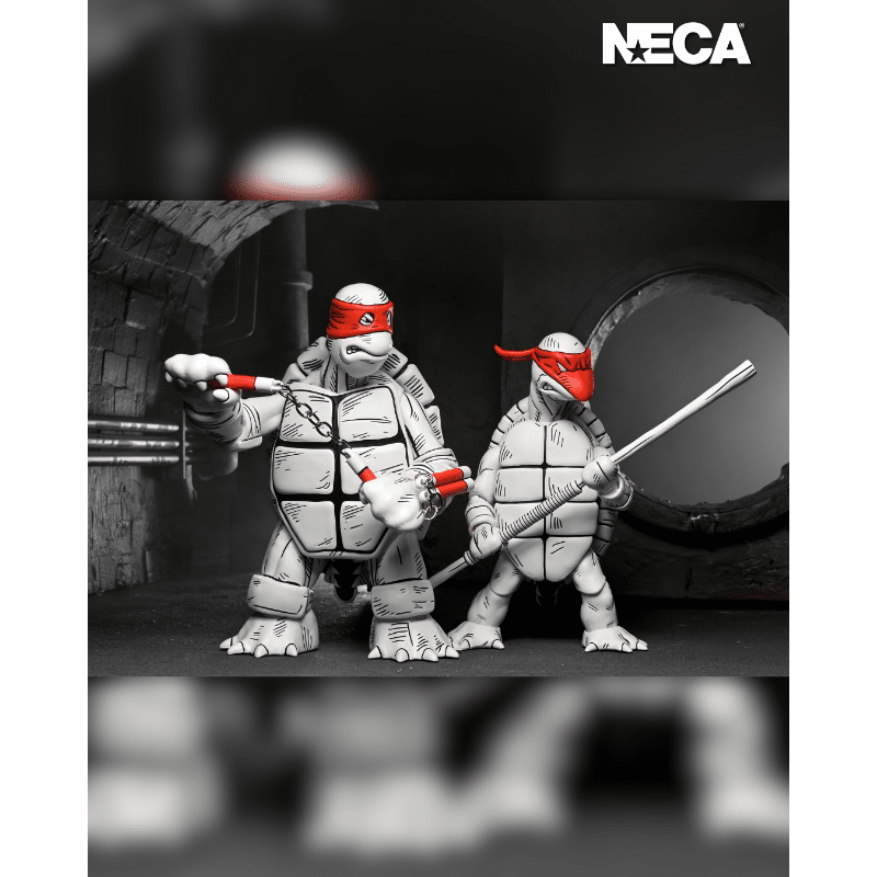 THE FIRST TURTLES BLACK & WHITE VERSION TEENAGE MUTANT NINJA TURTLES ...