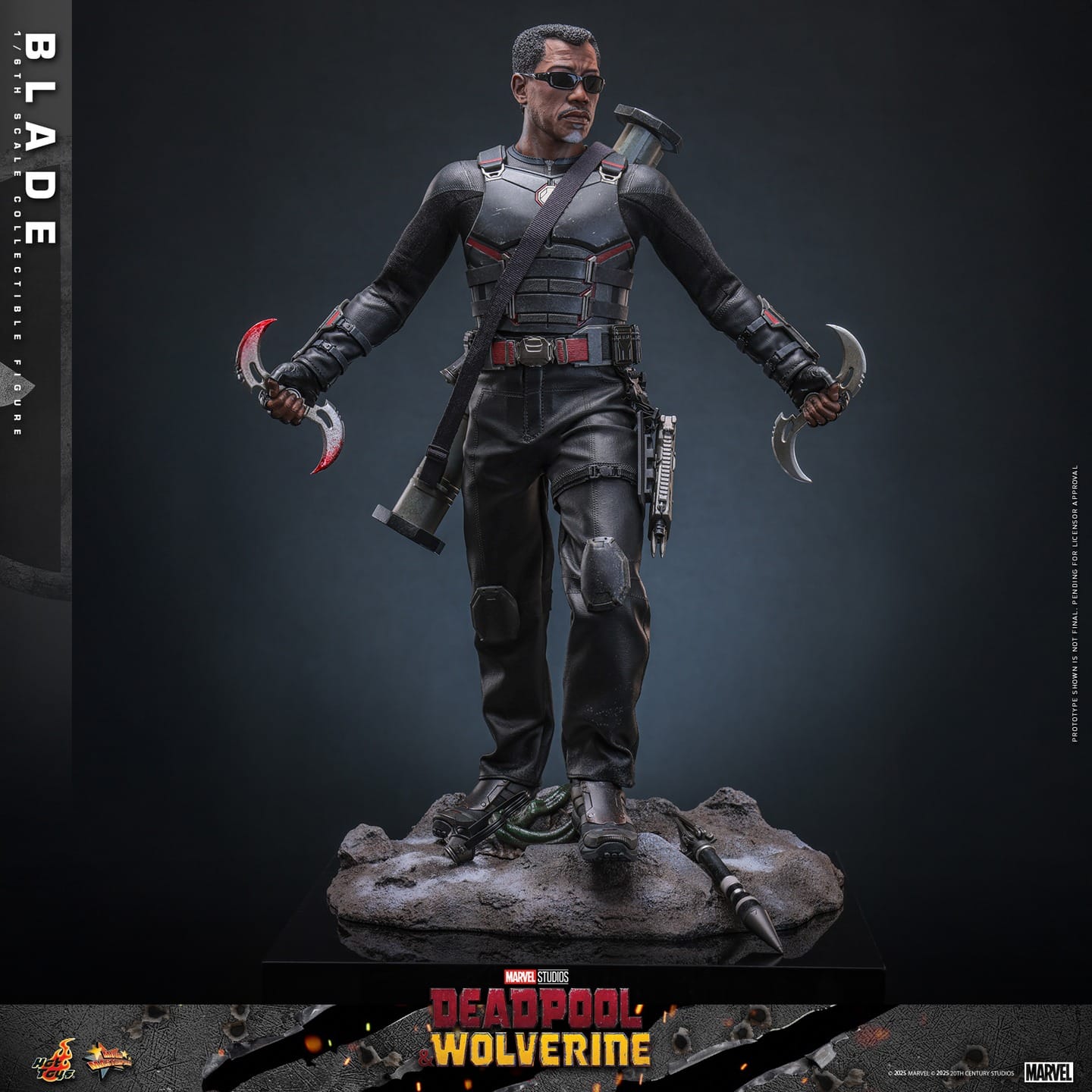 BLADE DEADPOOL & WOLVERINE MOVIE MASTERPIECE HOT TOYS 1/6 - FRIKANIME