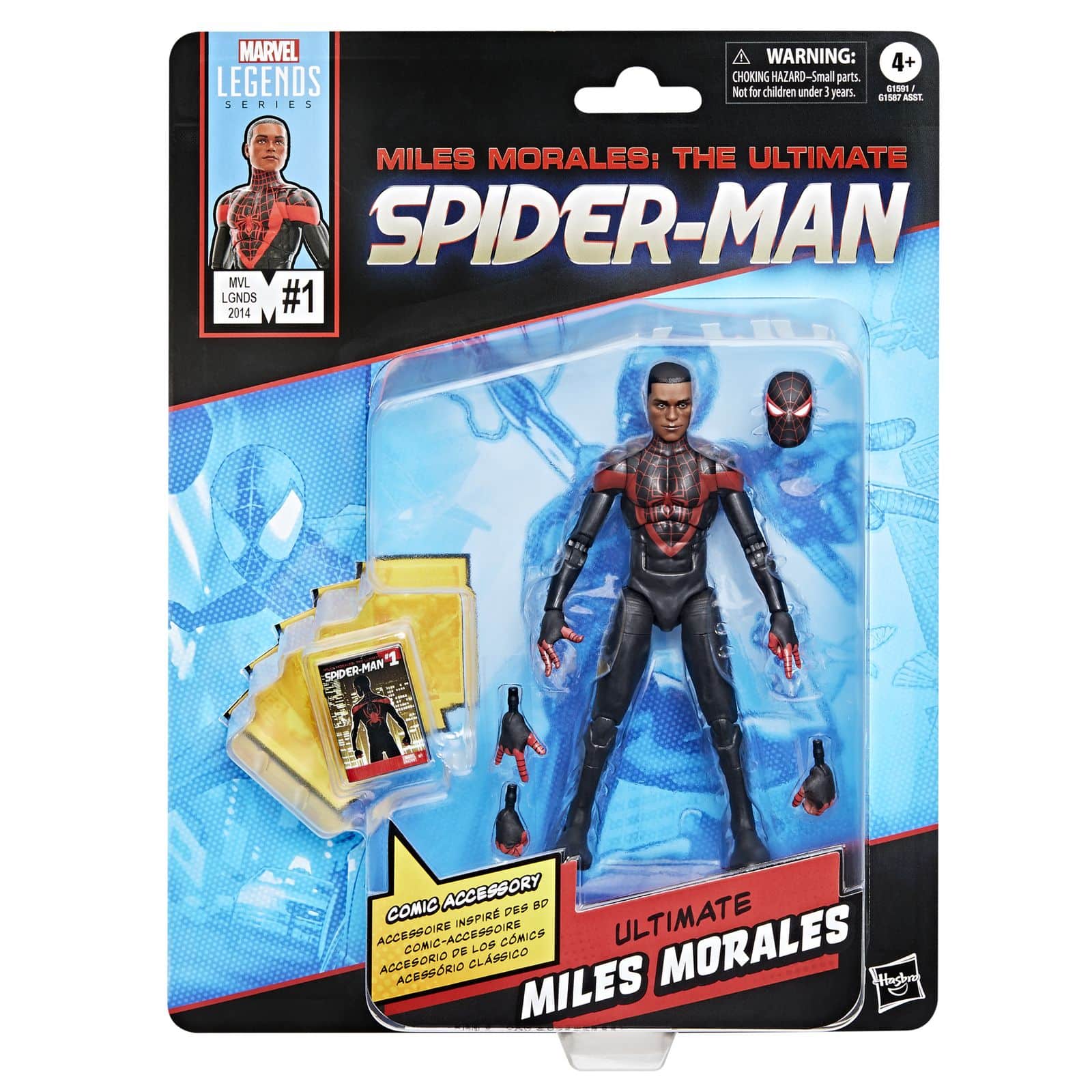 ULTIMATE MILES MORALES THE ULTIMATE SPIDER-MAN MARVEL LEGENDS SERIES ...