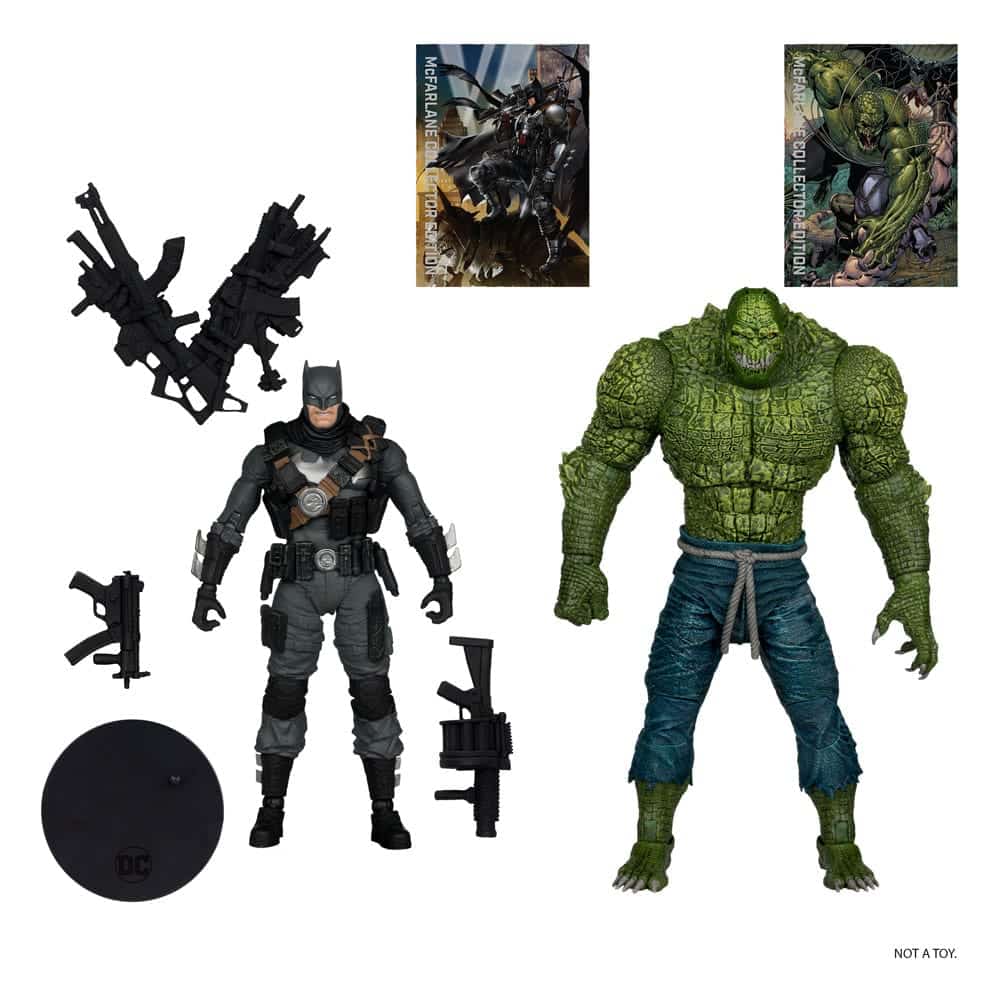 BATMAN VS KILLER CROC DC MULTIVERSE MCFARLANE COLLECTOR EDITION - FRIKANIME