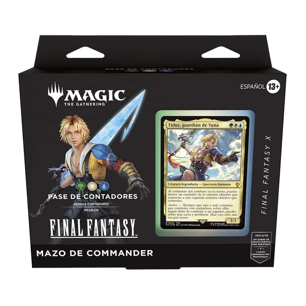 PACK MAZOS DE COMMANDER MAGIC THE GATHERING FINAL FANTASY (CASTELLANO ...