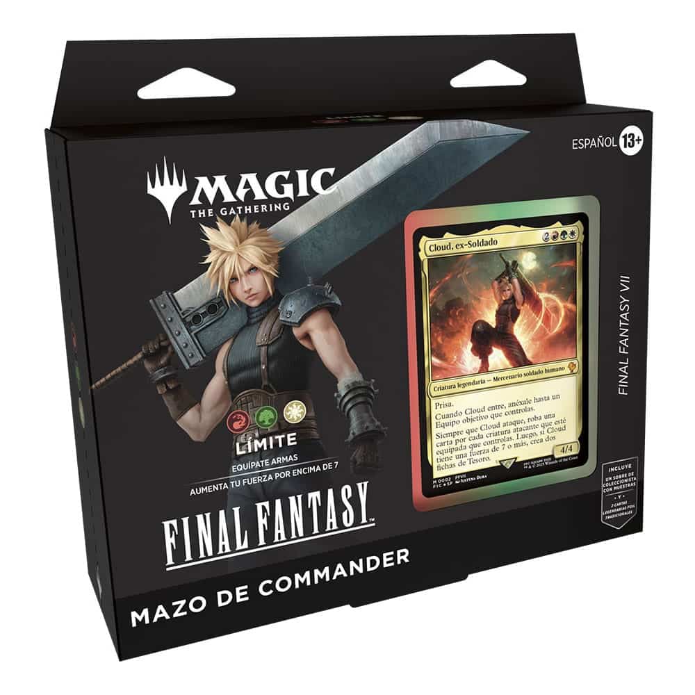 PACK MAZOS DE COMMANDER MAGIC THE GATHERING FINAL FANTASY (CASTELLANO ...