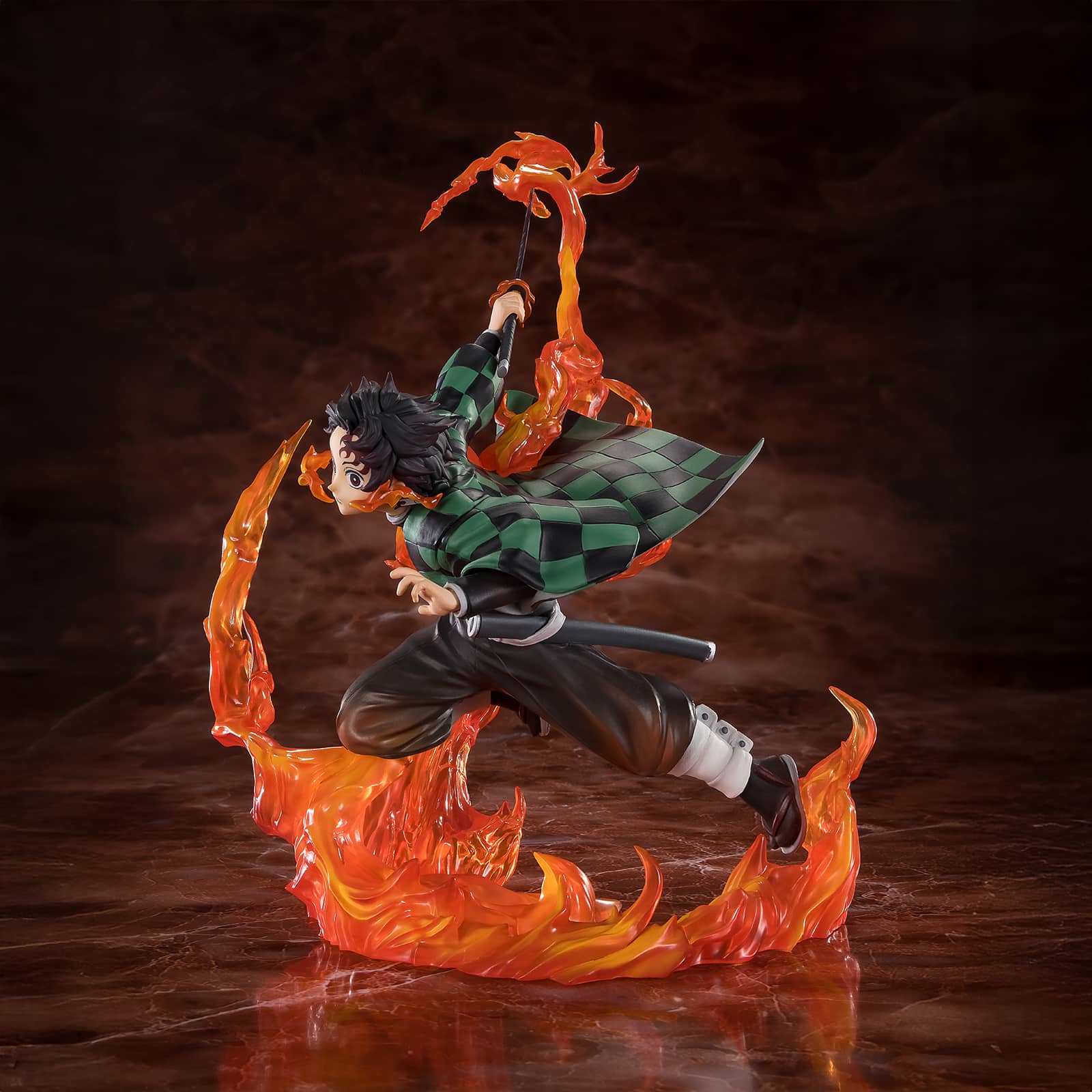 TANJIRO KAMADO KYOJURO RENGOKUS SWORD GUARD VERSION DEMON SLAYER ...