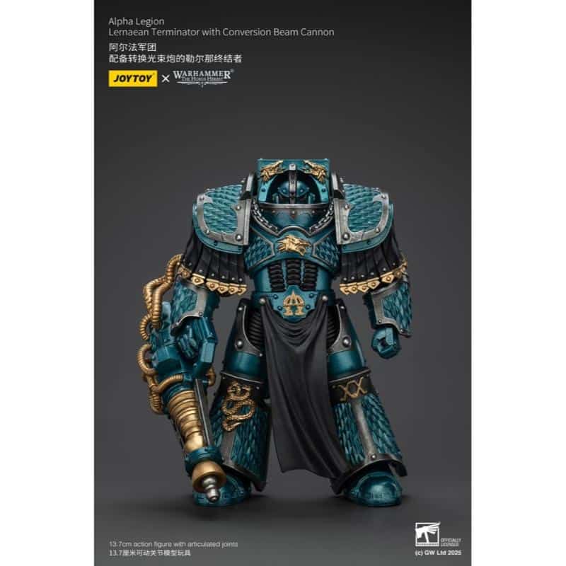 ALPHA LEGION LERNAEAN TERMINATOR WITH CONVERSION BEAM CANNON WARHAMMER ...