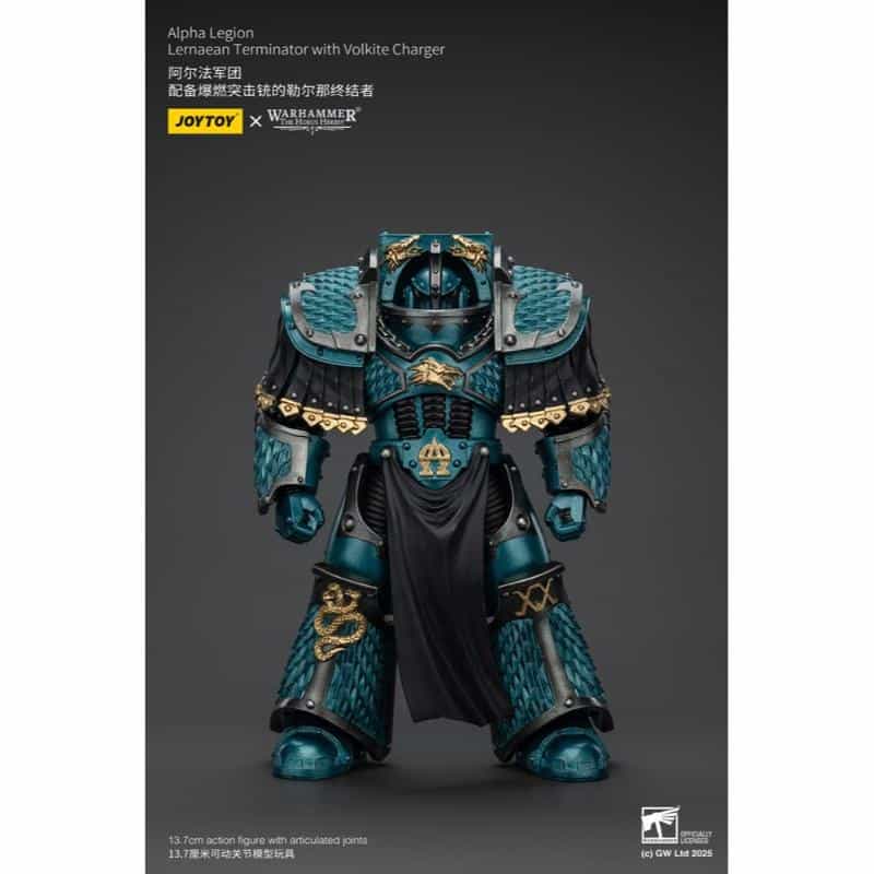 ALPHA LEGION LERNAEAN TERMINATOR WITH VOLKITE CHARGER WARHAMMER THE ...