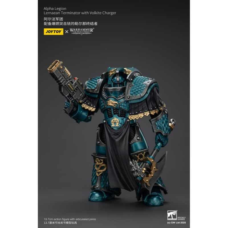 ALPHA LEGION LERNAEAN TERMINATOR WITH VOLKITE CHARGER WARHAMMER THE ...