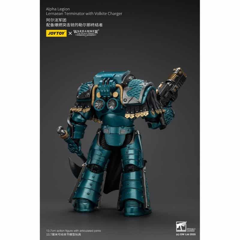 ALPHA LEGION LERNAEAN TERMINATOR WITH VOLKITE CHARGER WARHAMMER THE ...