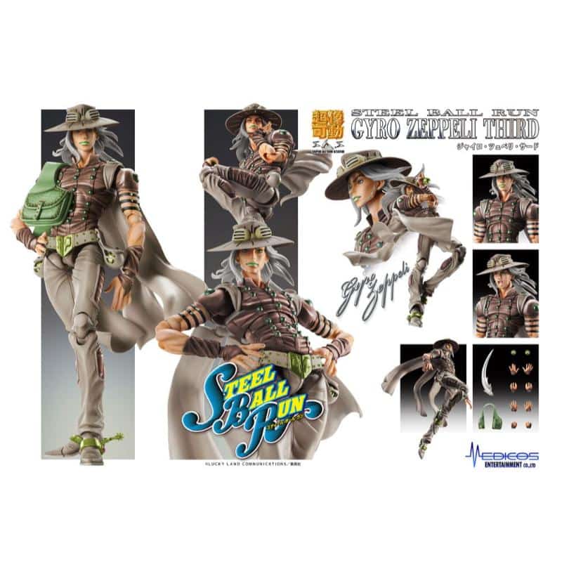 Gyro Zeppeli JoJo's Bizarre Adventure Part7 Steel Ball Run Chozokado ...