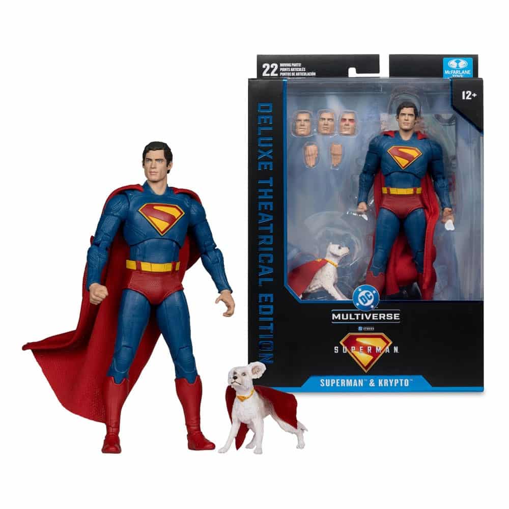 Superman with Krypto the Super Dog Superman (2025) Dc Multiverse ...