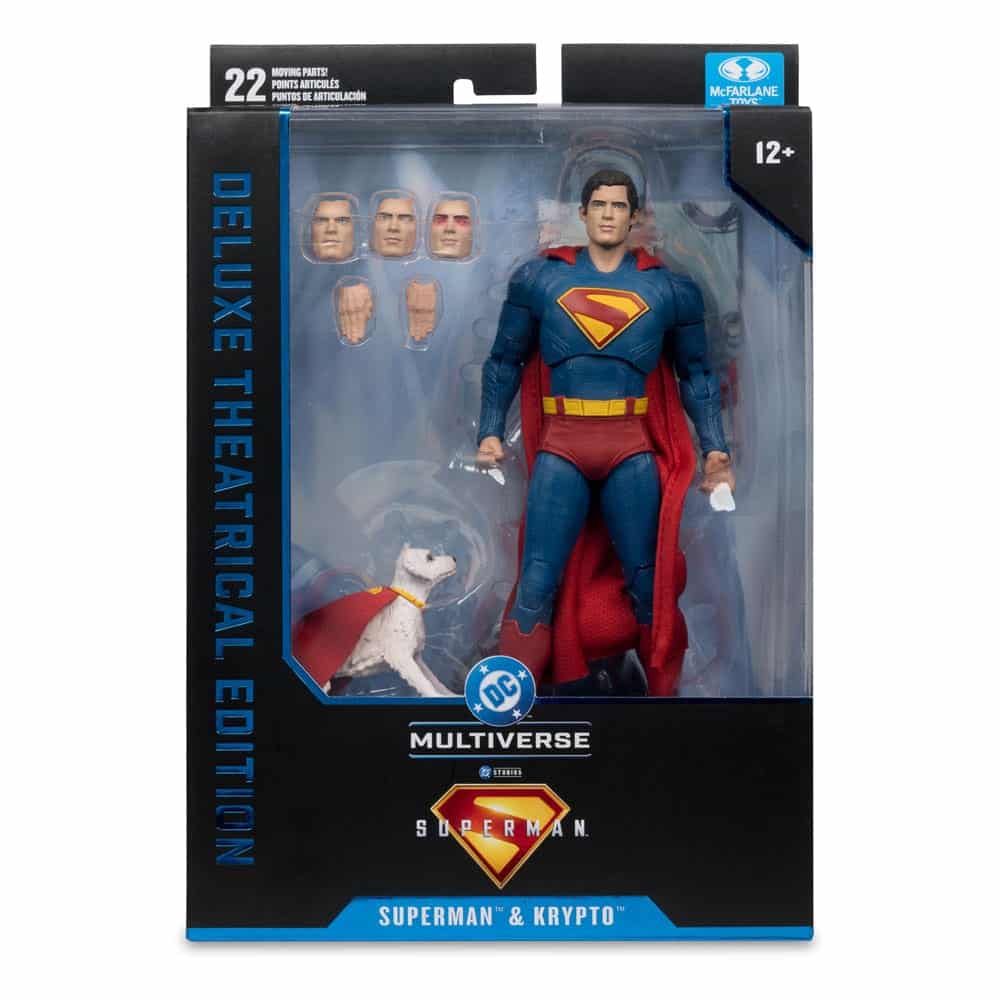 Superman with Krypto the Super Dog Superman (2025) Dc Multiverse ...