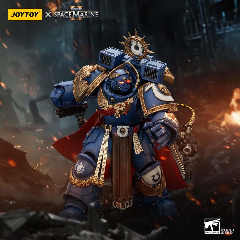 Ultramarines Marneus Calgar Chapter Master with MKX Gravis Armour and ...