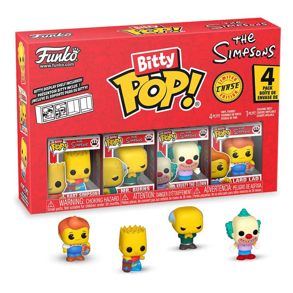 The simpsons 4 Pack Series 1 Bitty POP! - FRIKANIME