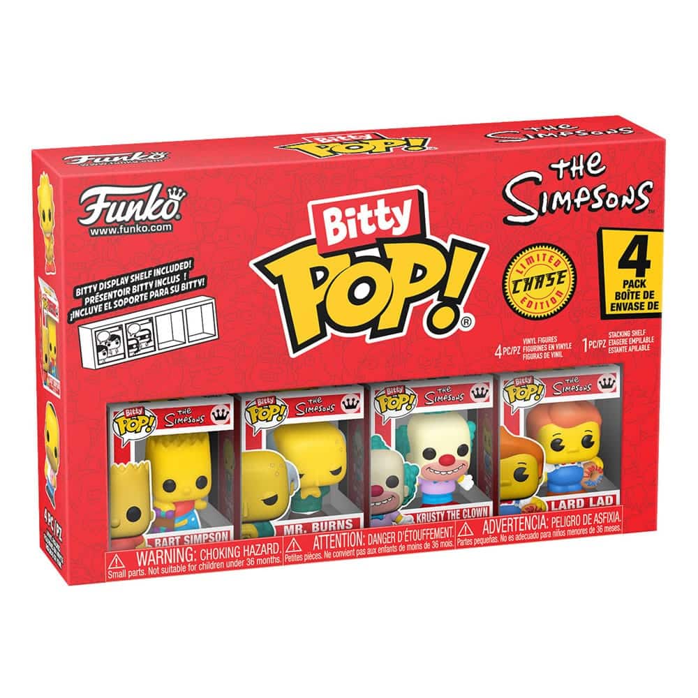The simpsons 4 Pack Series 1 Bitty POP! - FRIKANIME