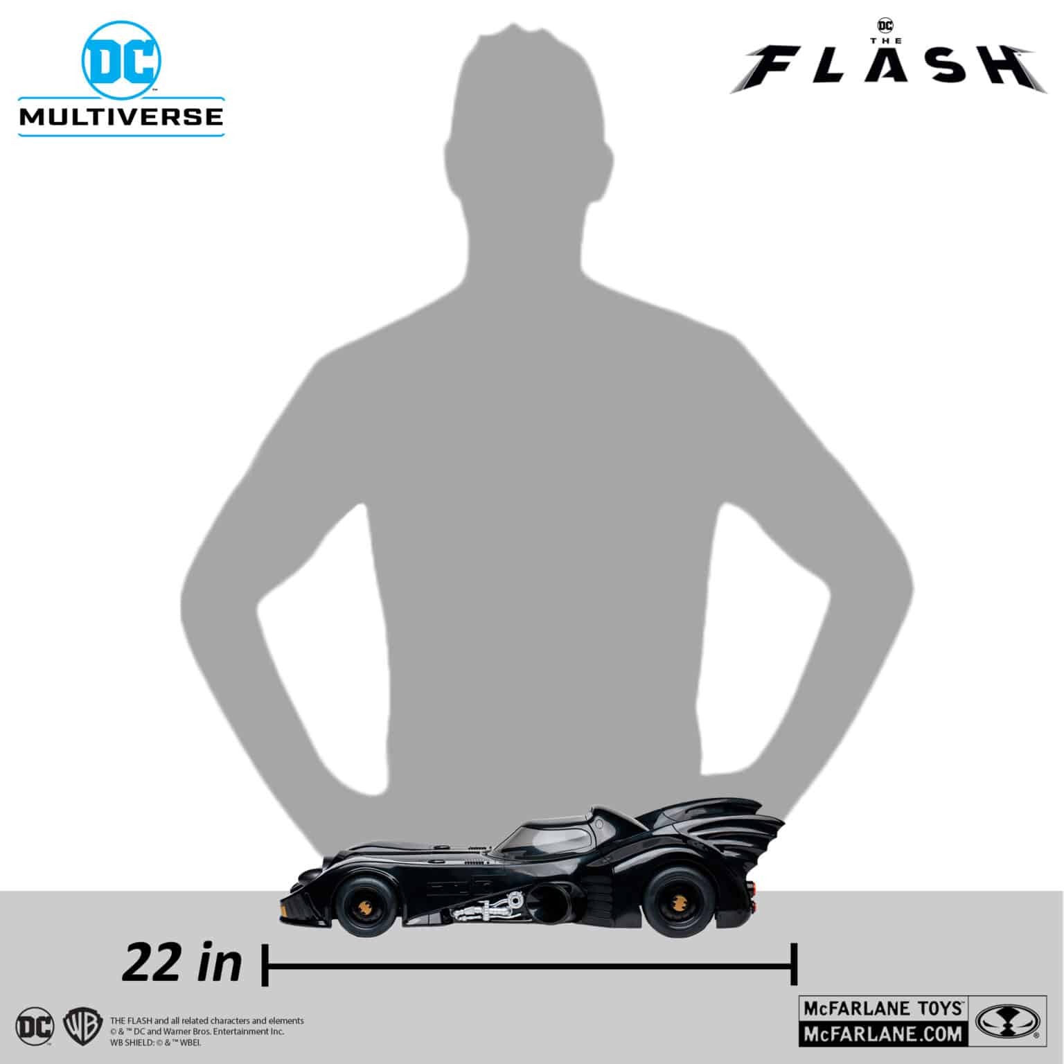 Batmobile (The Flash Movie) DC Multiverse - FRIKANIME