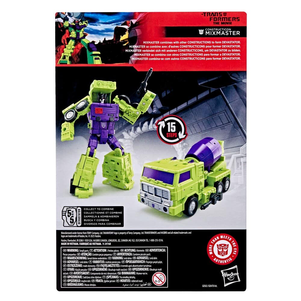 Constructicon Mixmaster Transformers: The Movie Studio Series Voyager ...