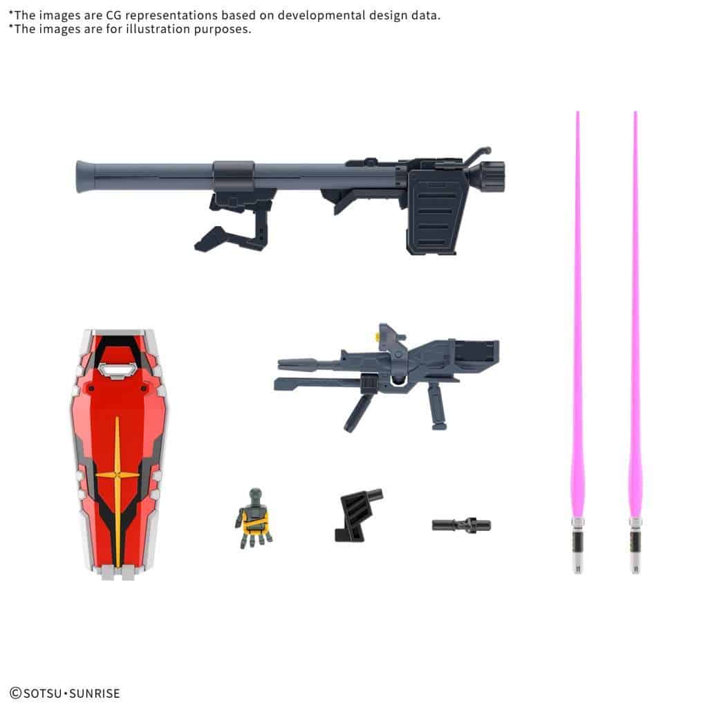 HG White Gundam GQ Mobile Suit Gundam Gquuuuuux 1/144 - FRIKANIME