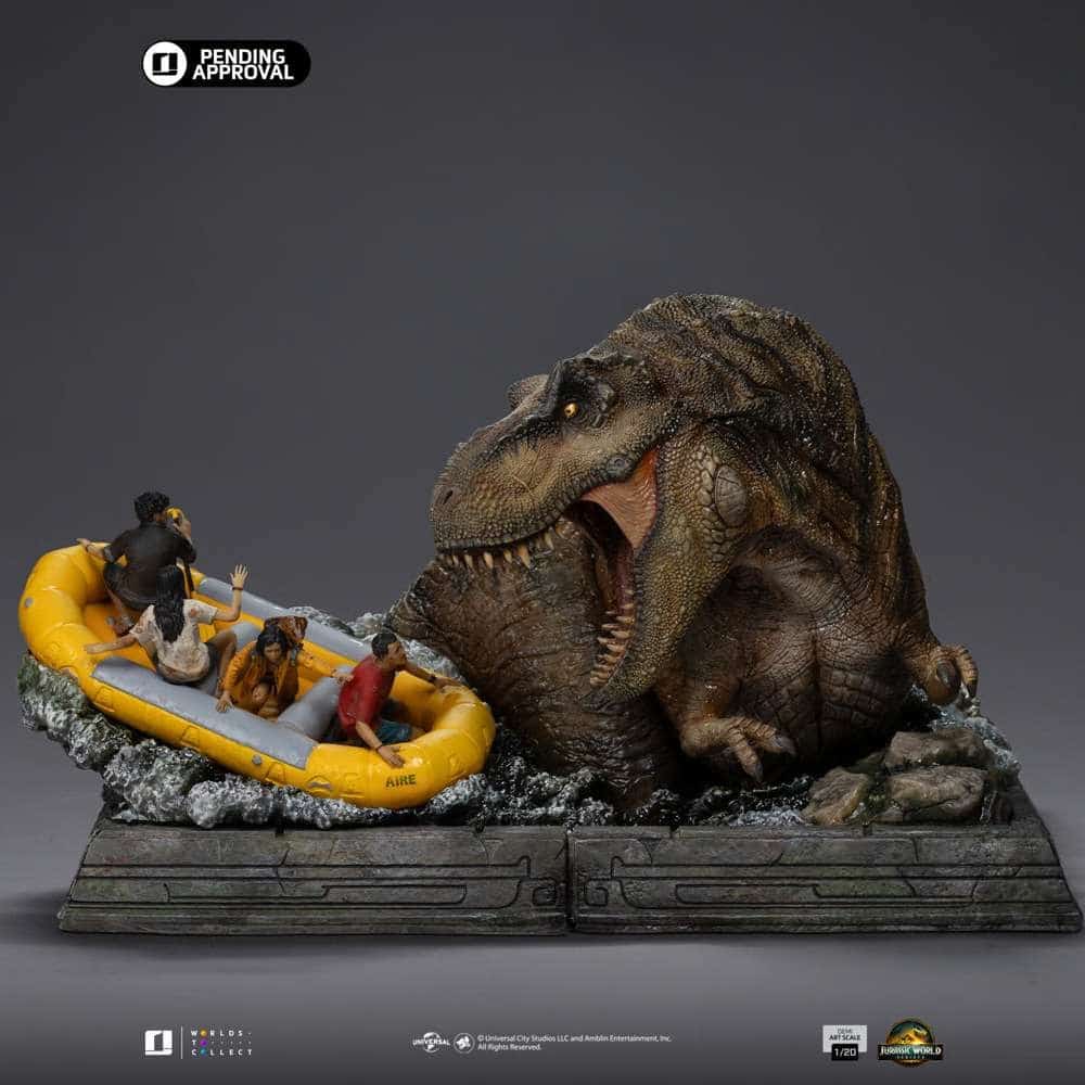 T-Rex River Scene Jurassic World Rebirth Art Scale 1/20 - FRIKANIME
