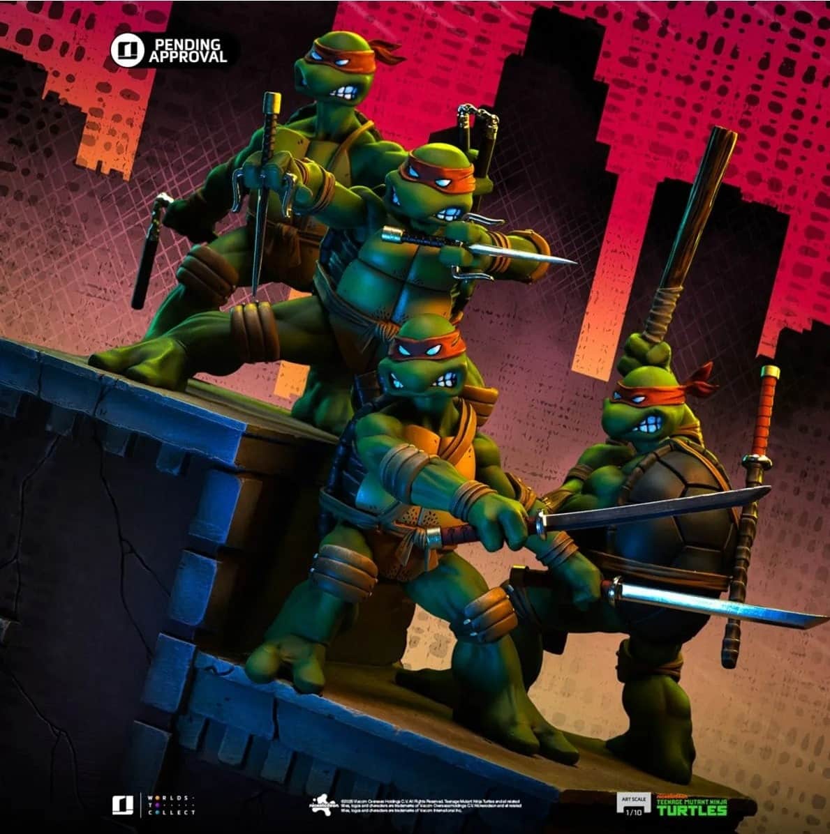 Teenage mutant ninja turtles kevin eastman version Art Scale 1/10 ...