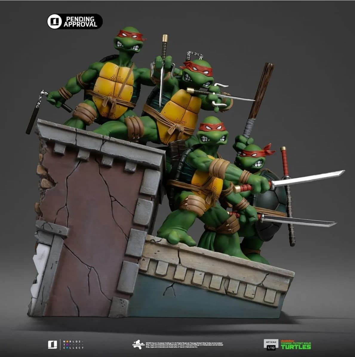 Teenage mutant ninja turtles kevin eastman version Art Scale 1/10 ...
