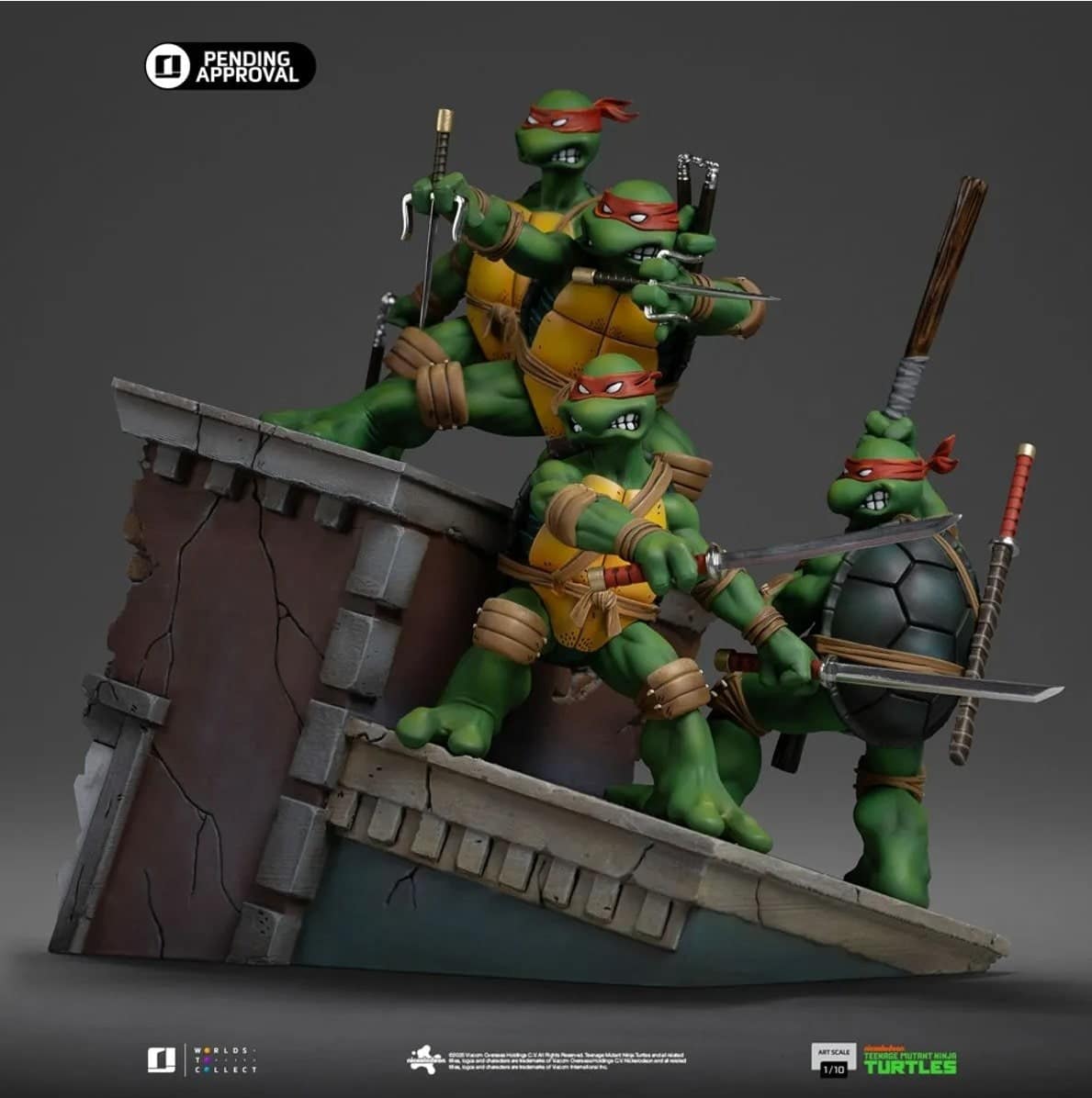 Teenage mutant ninja turtles kevin eastman version Art Scale 1/10 ...