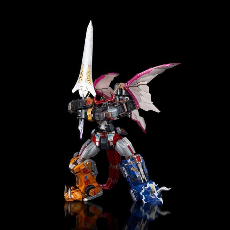 Dino Megazord Power Rangers GO! Kara Kuri Combine Flame Toys - FRIKANIME