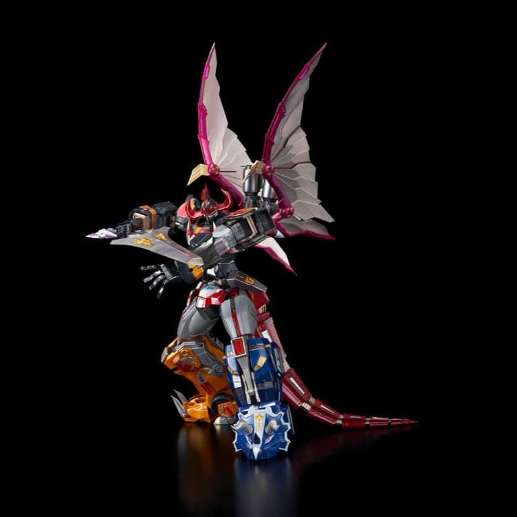 Dino Megazord Power Rangers GO! Kara Kuri Combine Flame Toys - FRIKANIME
