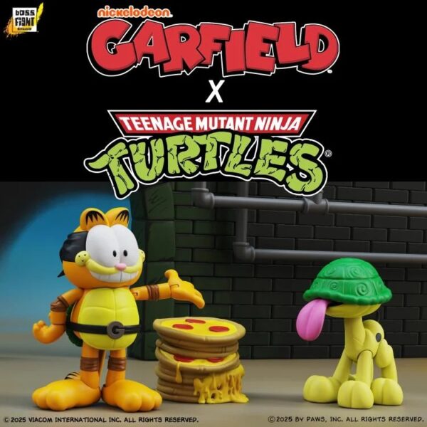 Garfello and Sidekick Odie Garfield x Teenage Mutant Ninja Turtles ...