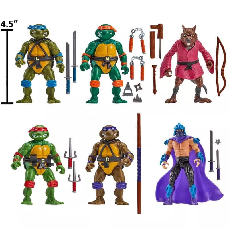 Teenage Mutant Ninja Turtles 1988 Remastered 6 Pack - FRIKANIME