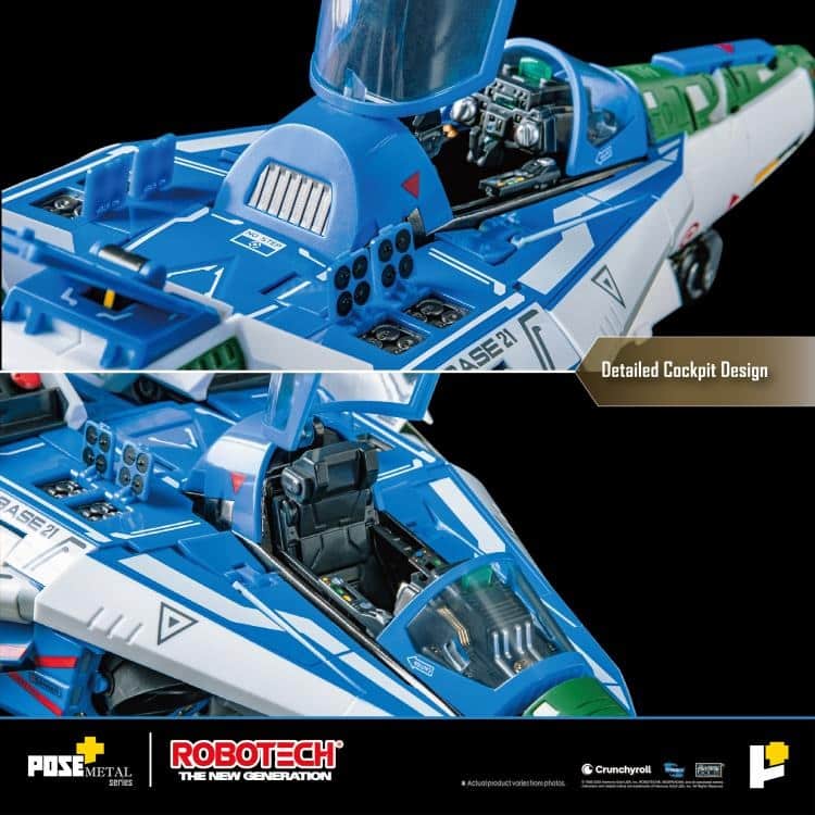 VAF-6C Combat Alpha Fighter Robotech: The New Generation Pose+ Metal ...