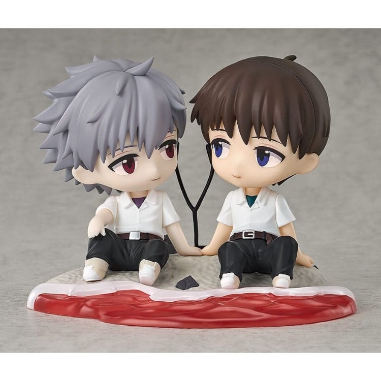 Shinji Ikari & Kaworu Nagisa Rebuild of Evangelion Chibi - FRIKANIME