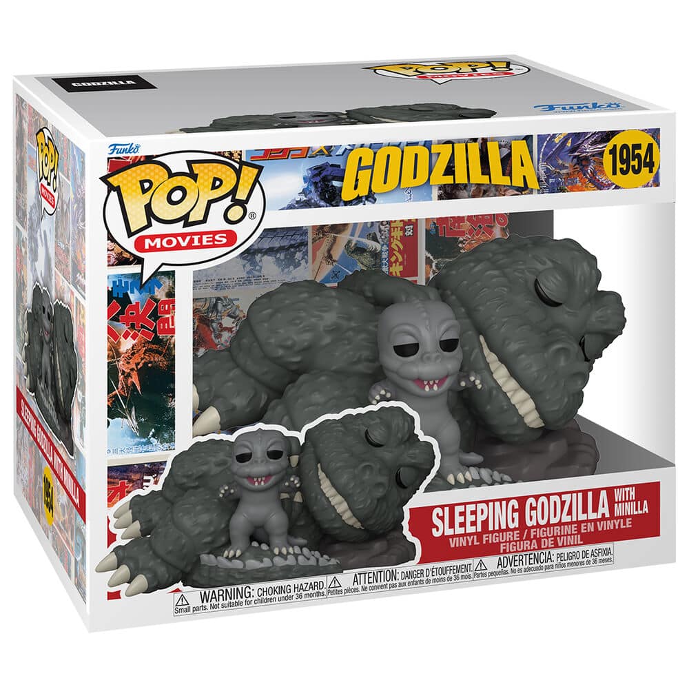 Sleeping Godzilla with Minilla Super Funko Pop - FRIKANIME
