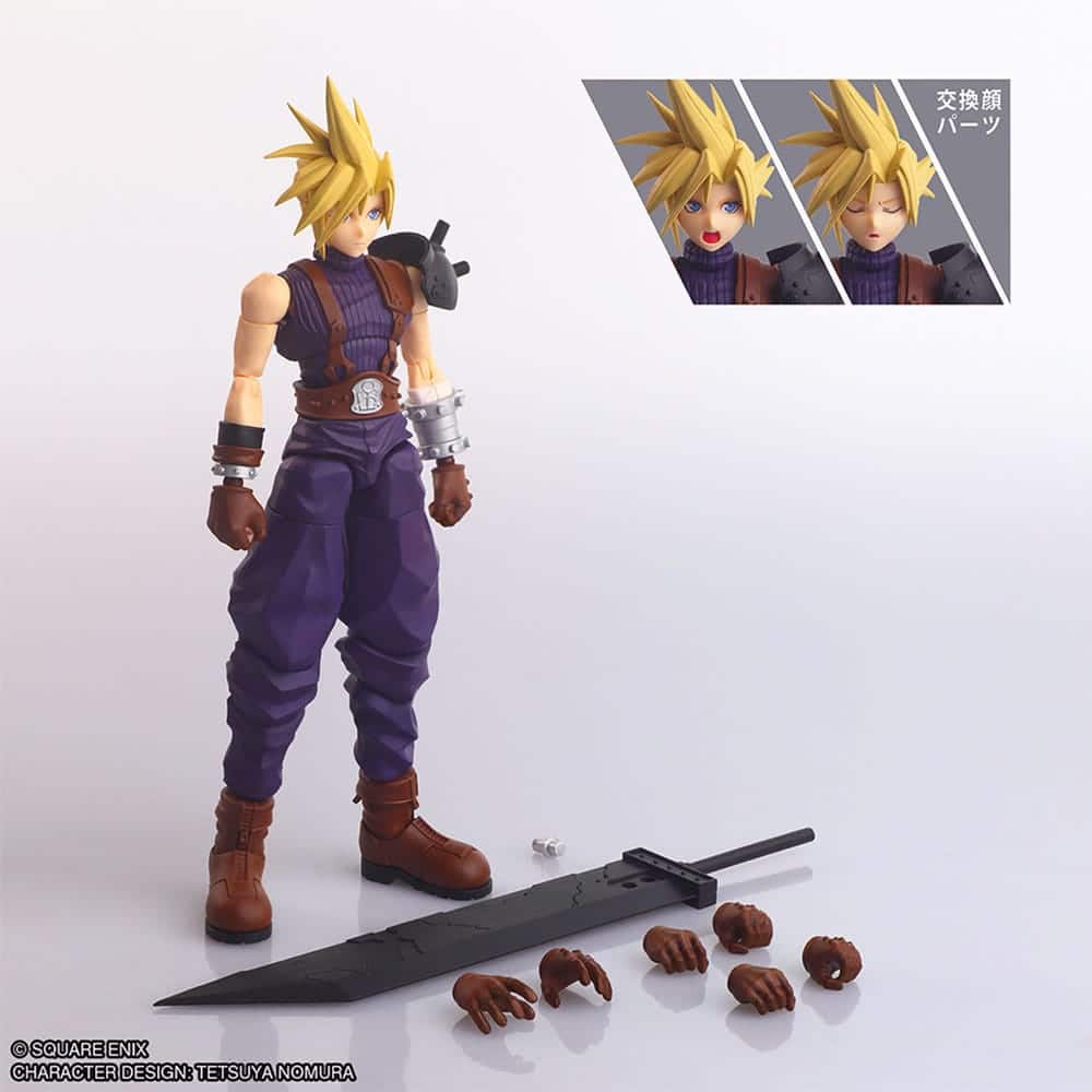 Cloud Strife Final Fantasy VII Model Kit Structure Arts - FRIKANIME
