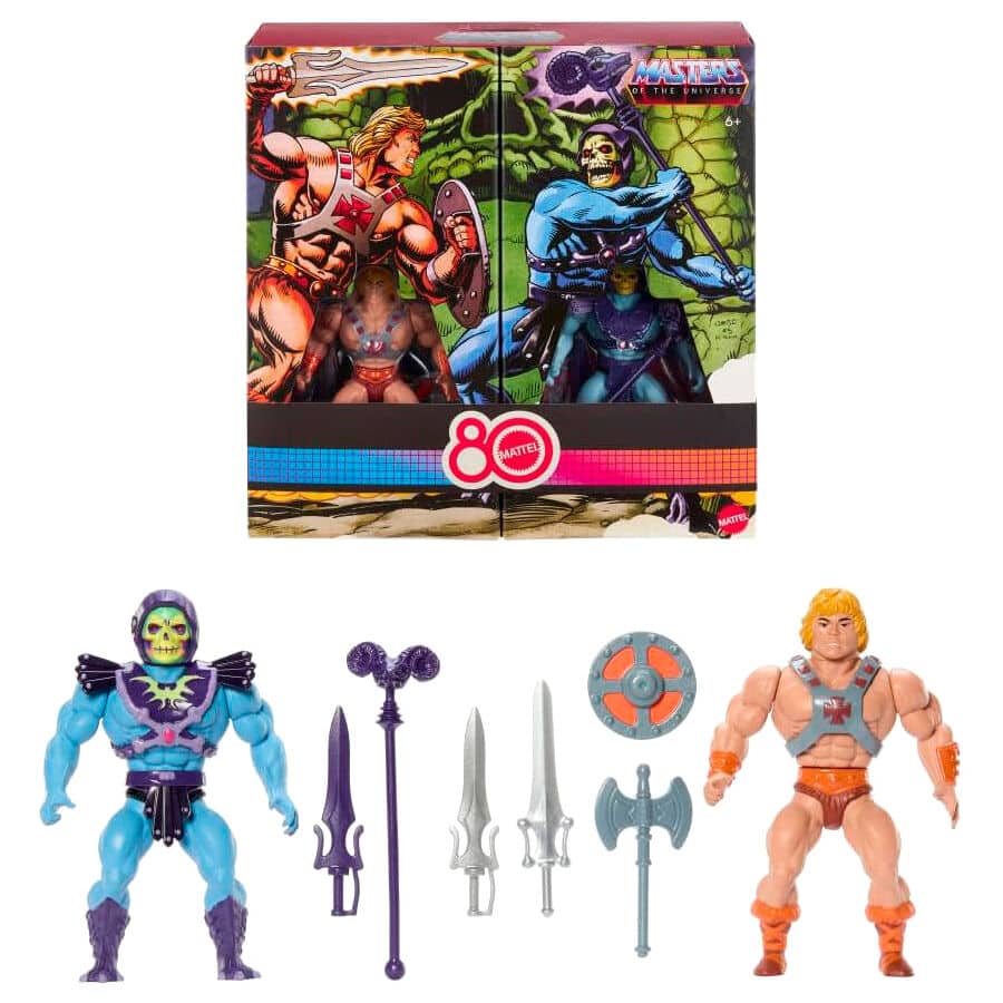 He-Man and Skeletor 80th Anniversary Masters of the Universe Origins ...