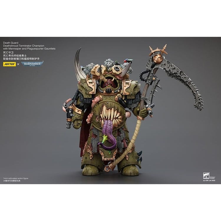 Death Guard Deathshroud Terminator Championwith Manreaper and ...