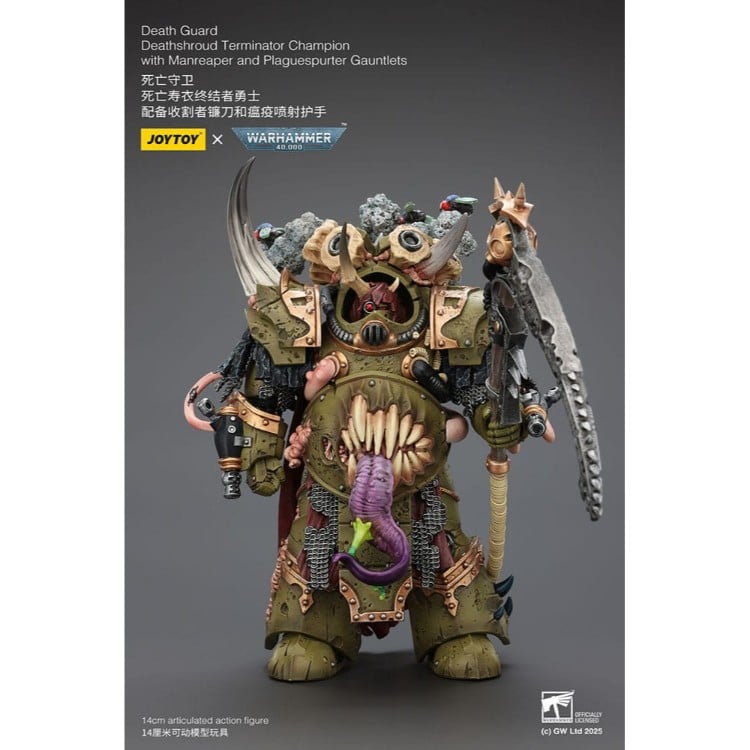 Death Guard Deathshroud Terminator Championwith Manreaper and ...