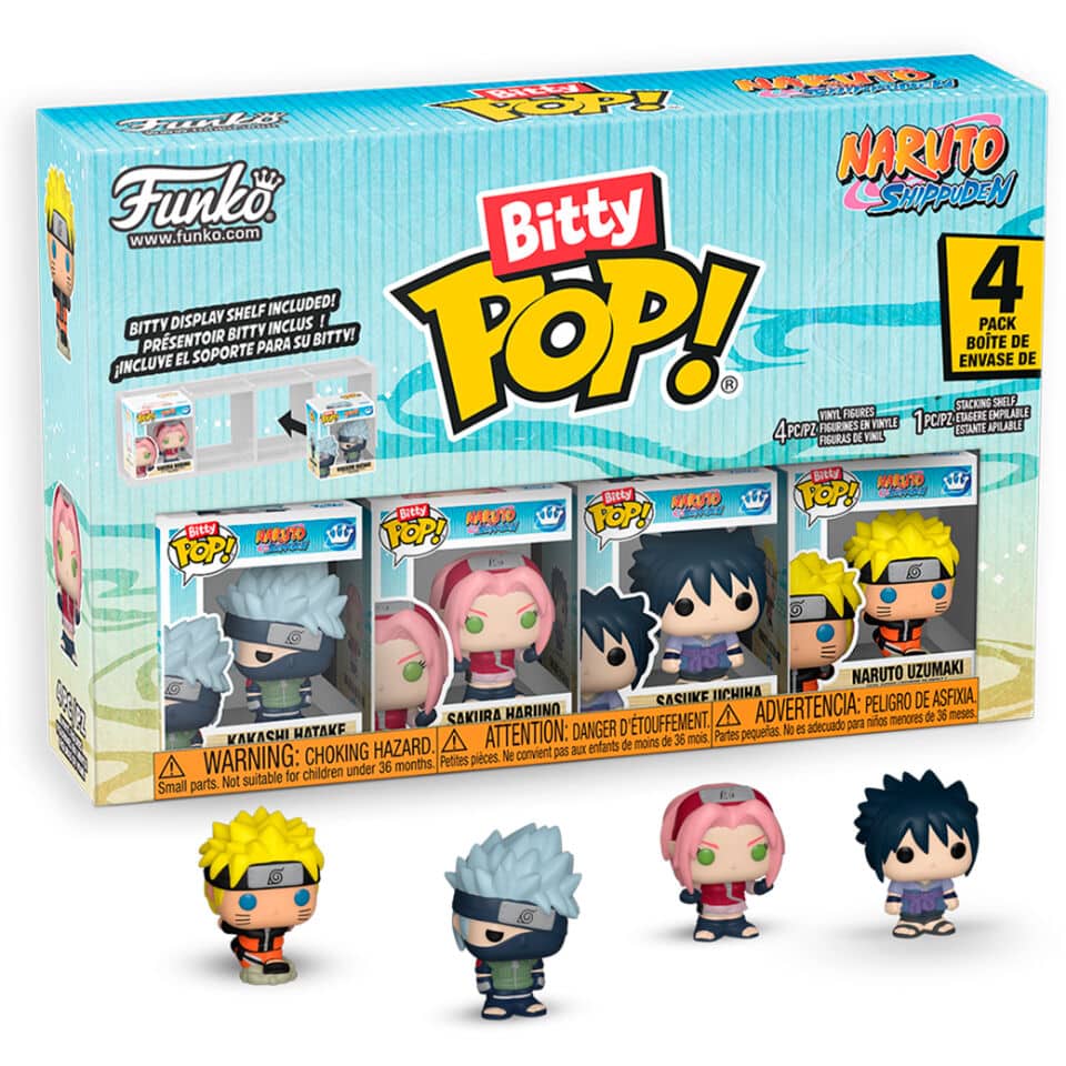 Team 7 Naruto Shippuden 4 Pack Bitty POP! - FRIKANIME