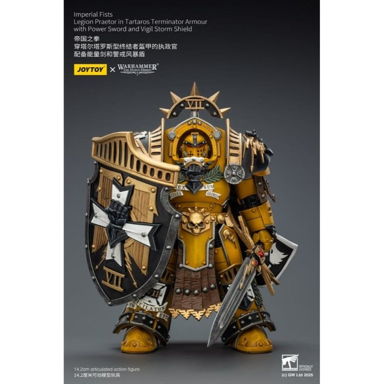 Legion Praetor in Tartaros Terminator Armourwith Power Sword and Vigil ...