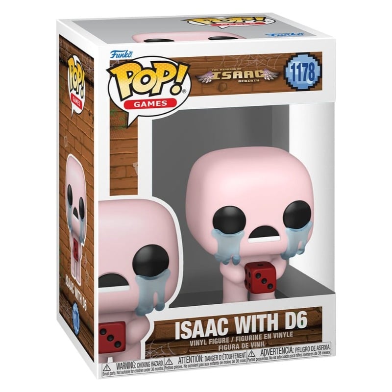 Isaac with D6 Binding of Isaac Funko POP! - FRIKANIME