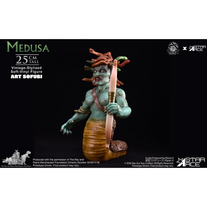 Medusa (Vintage-Style) Ray Harryhausen Soft Vinyl - FRIKANIME